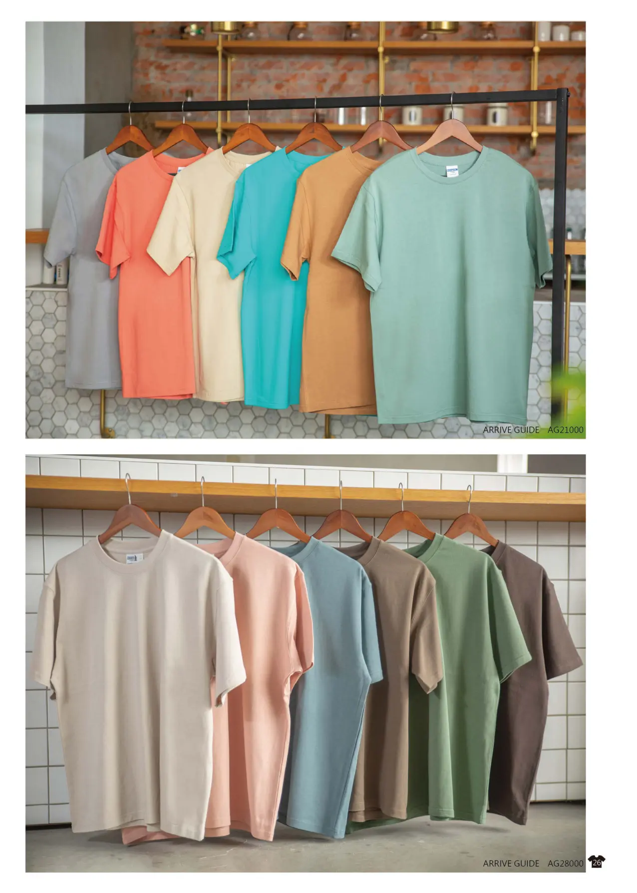 ARRIVE GUIDE 280克重磅精梳棉T恤 AG28000 - 安新衣坊